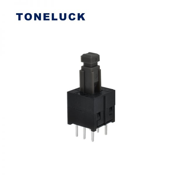4 Terminal Push Button Switch Actuator 2P1T Self Lock - TONELUCK