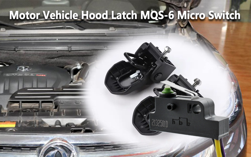 Motor Vehicle Hood Latch MQS-6 Micro Switch