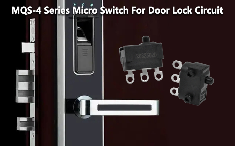 MQS-4 series micro switch for door lock circuit